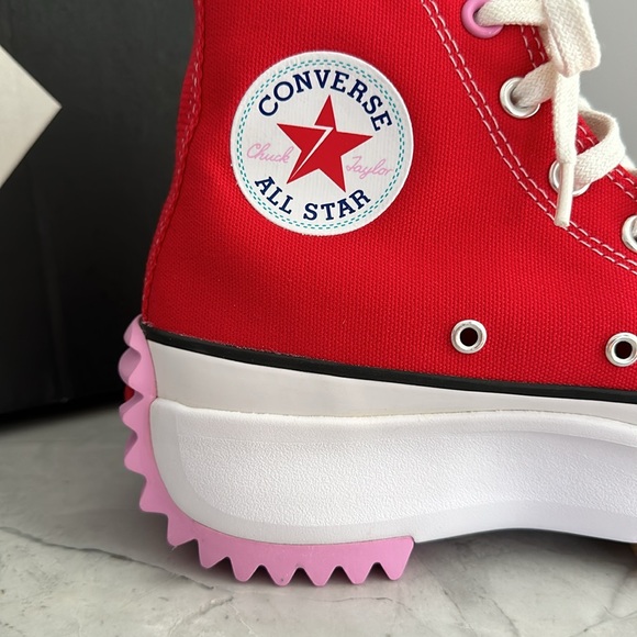 Converse | Shoes | Converse Run Star Hike Sneakers Red W Pink New First ...